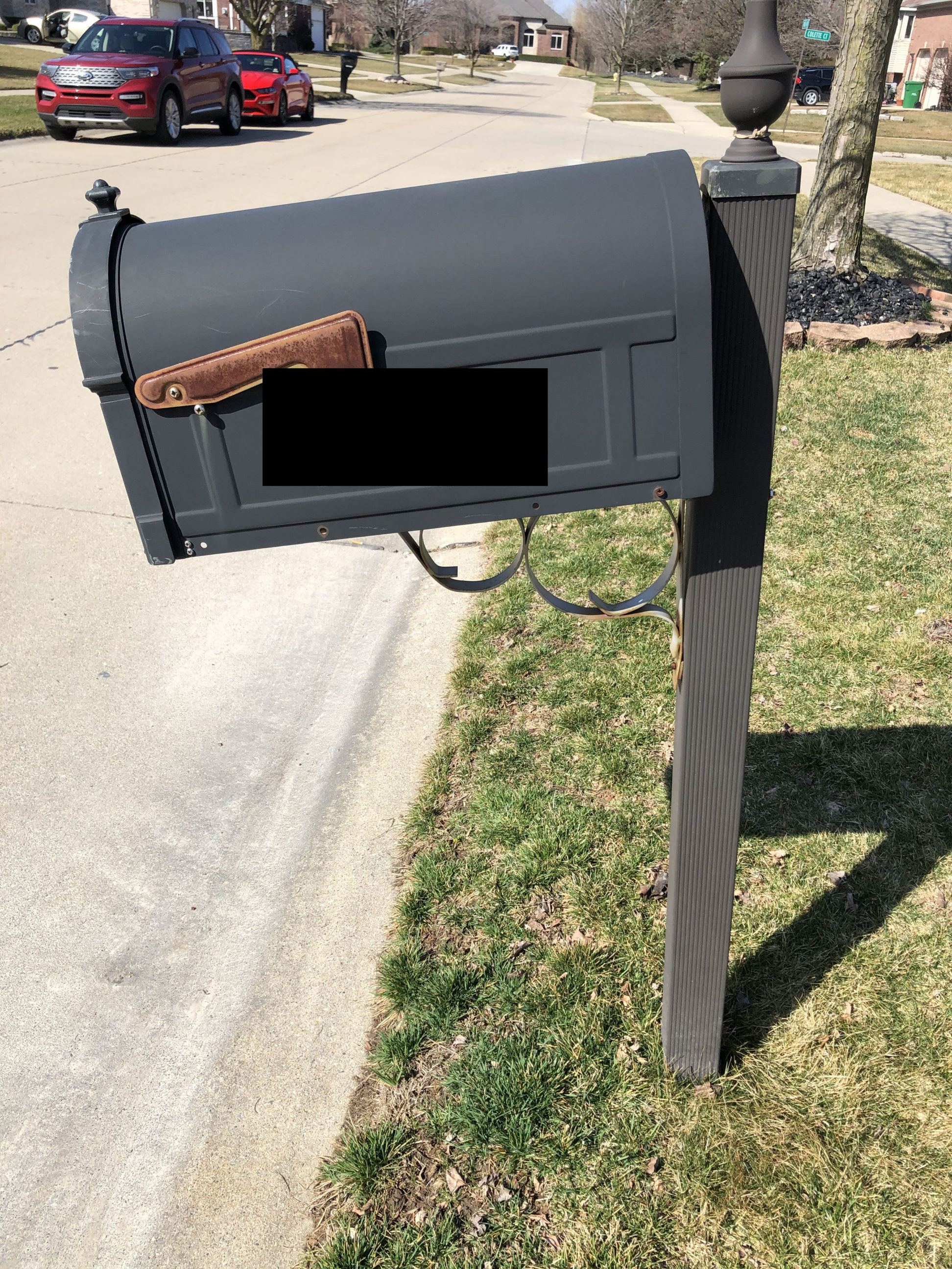 Mailbox upgrade from ugly to beautiful - Reflections & Explorations